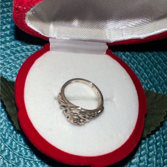 Avon | Jewelry | Avon Rose Ring Sterling Silver Marked 925 A Size 5 ...